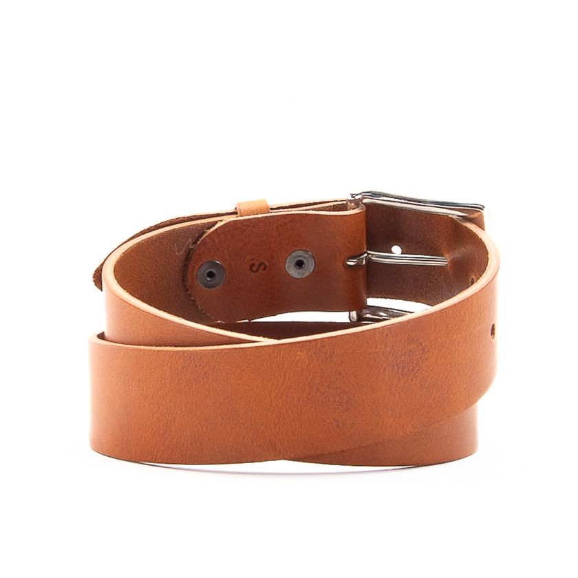 Village Leathers | Handmade Chunky Tan Leather Belt | Made in London ...