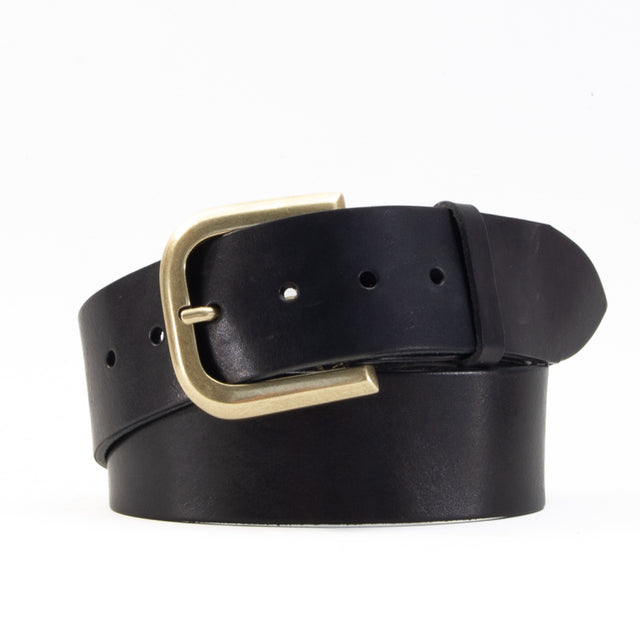 2" Black Leather Belt | Womens Wide Leather Belt | Wide Mens Leather ...