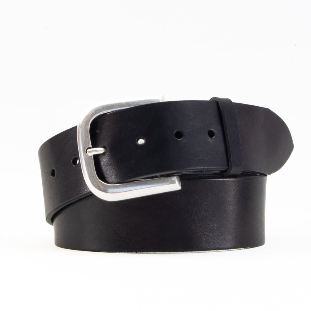 2" Black Leather Belt | Womens Wide Leather Belt | Wide Mens Leather ...