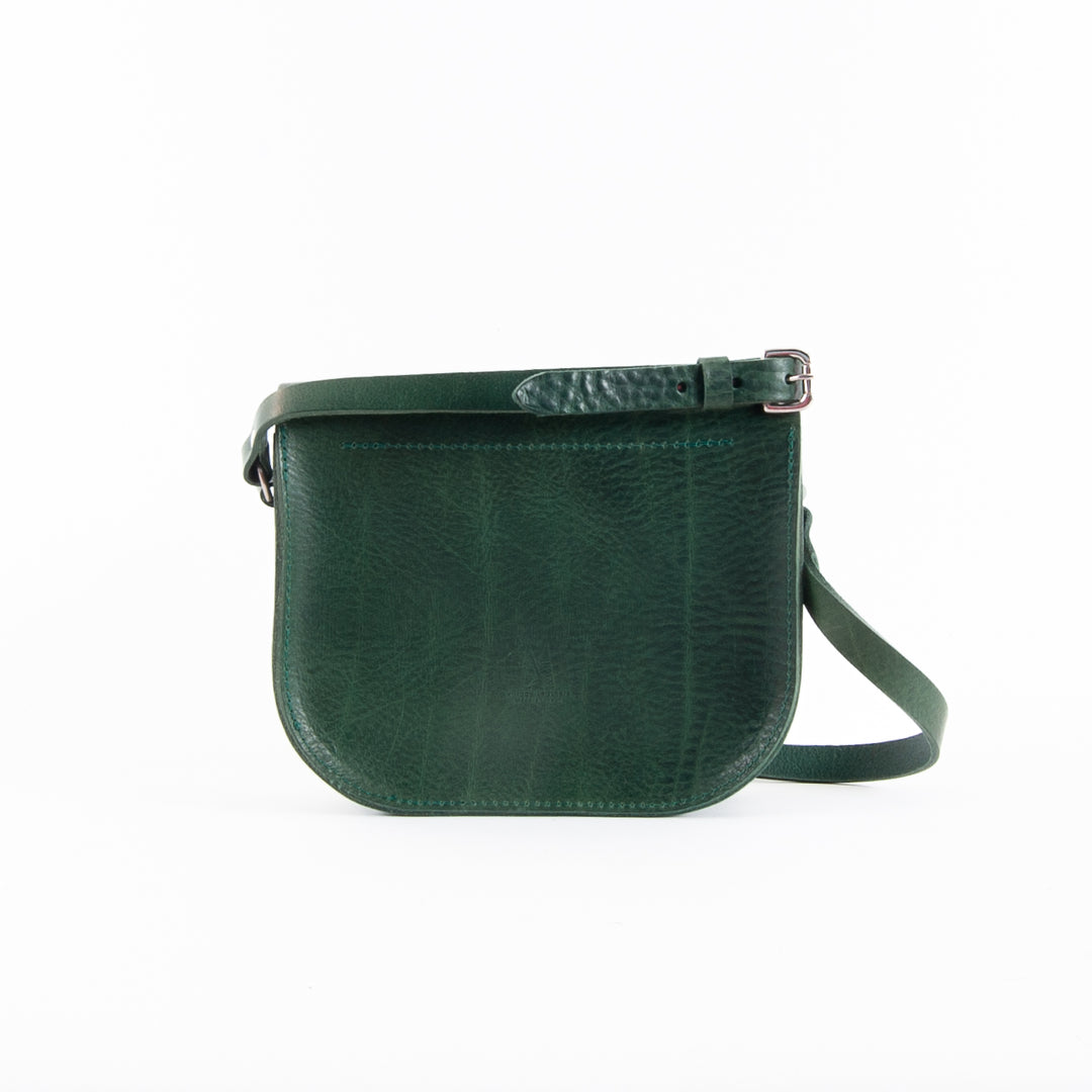 Mini-Belle Green Leather Crossbody Bag – Village Leathers
