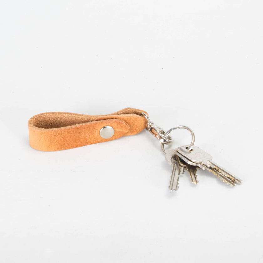 Belt Loop Key Ring | Tan Leather Key Ring | Belt Loop Key Holder ...