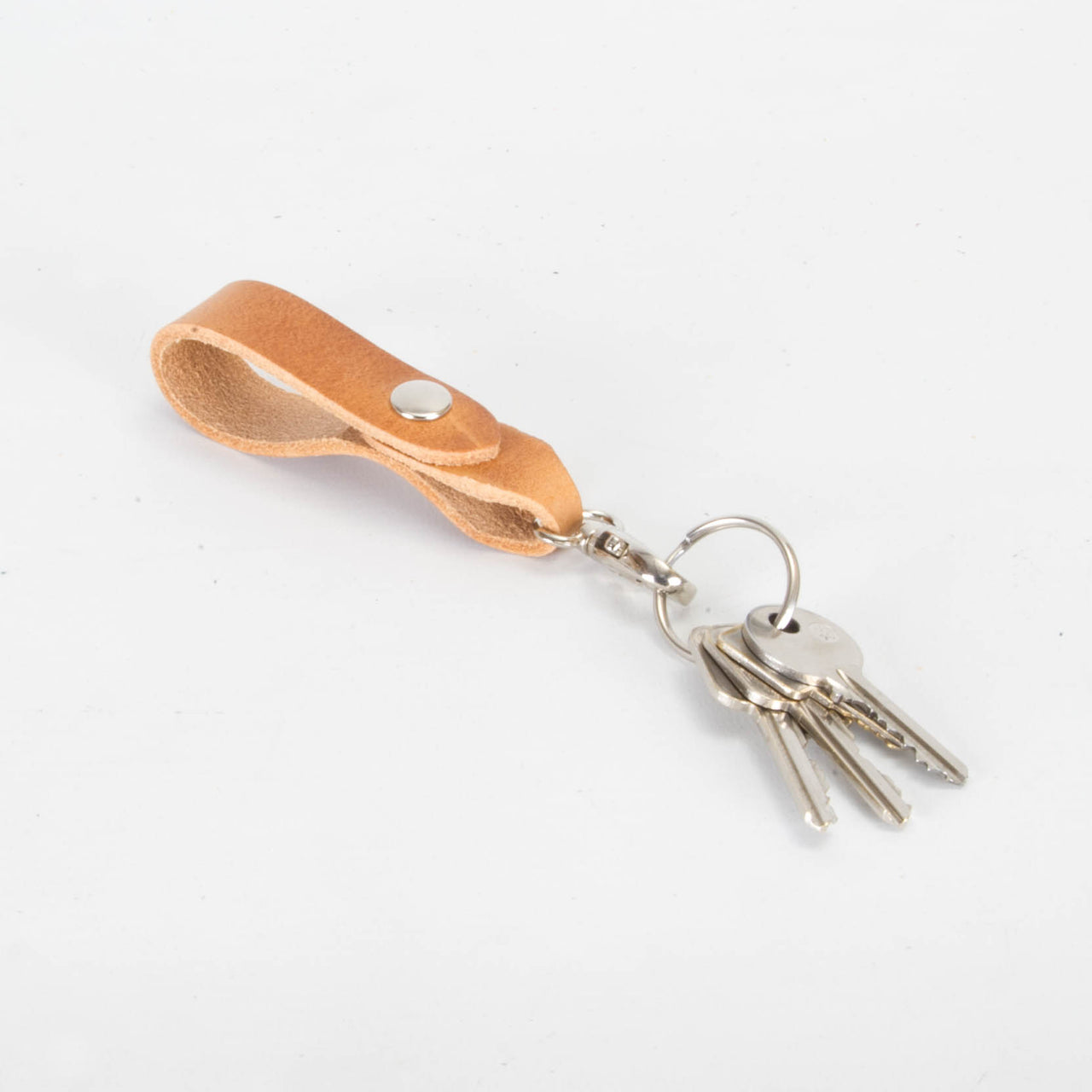 Belt Loop Key Ring | Tan Leather Key Ring | Belt Loop Key Holder ...