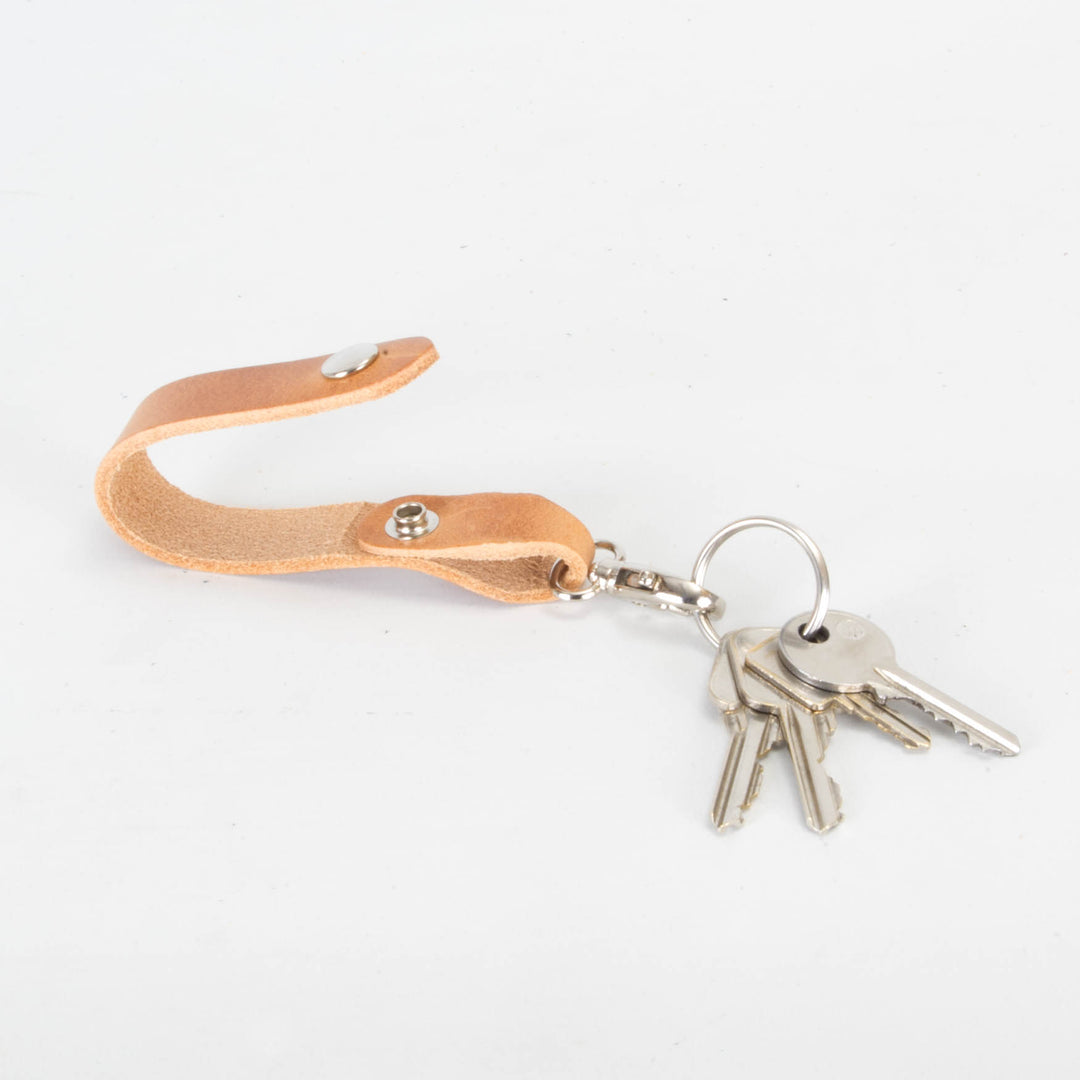 Belt Loop Key Ring | Tan Leather Key Ring | Belt Loop Key Holder ...