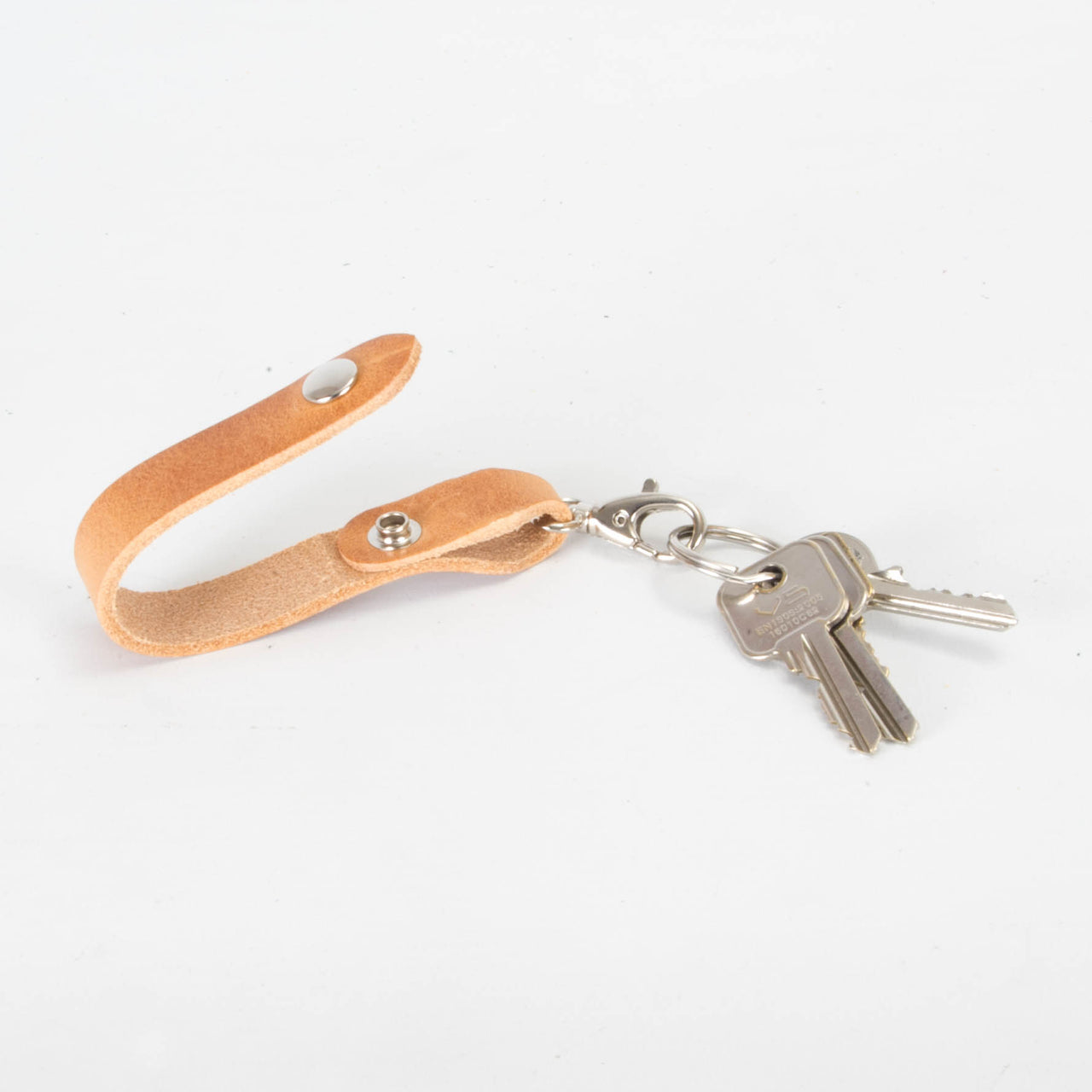 Belt Loop Key Ring | Tan Leather Key Ring | Belt Loop Key Holder ...